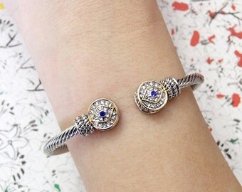 Unique evil eye bracelet related items | Etsy