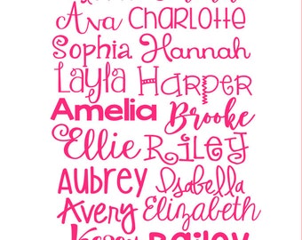 Girly fonts | Etsy