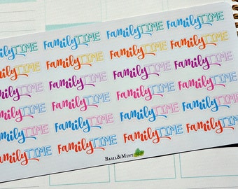 Unique family stickers related items | Etsy