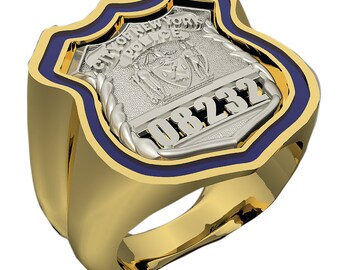 Unique thin blue line ring related items | Etsy