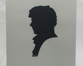Sherlock silhouette | Etsy