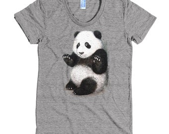 Panda Bear T Shirt Panda Shirt Animal Sanctuary Tee