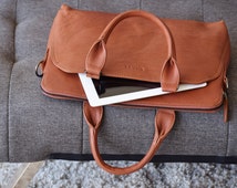 Popular items for leather laptop bag on Etsy