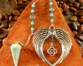 Amber Unicorn Pendulum Amber Pendulum Unicorn by StarshineBeads