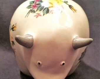 Ceramic bull | Etsy