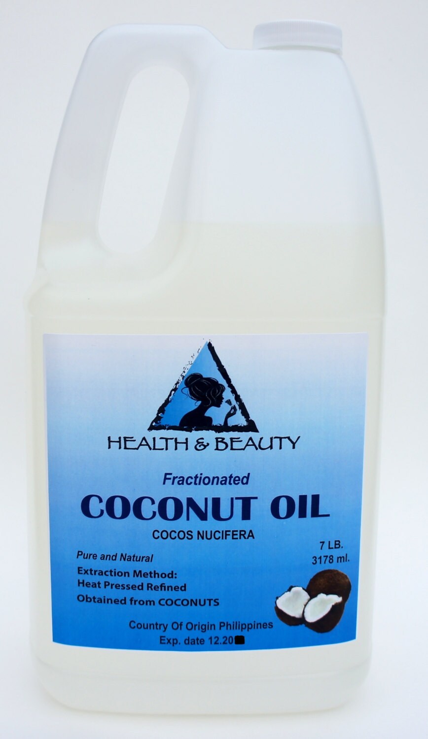 7 Lb 1 gal COCONUT OIL FRACTIONATED Organic by HBOilsCenter