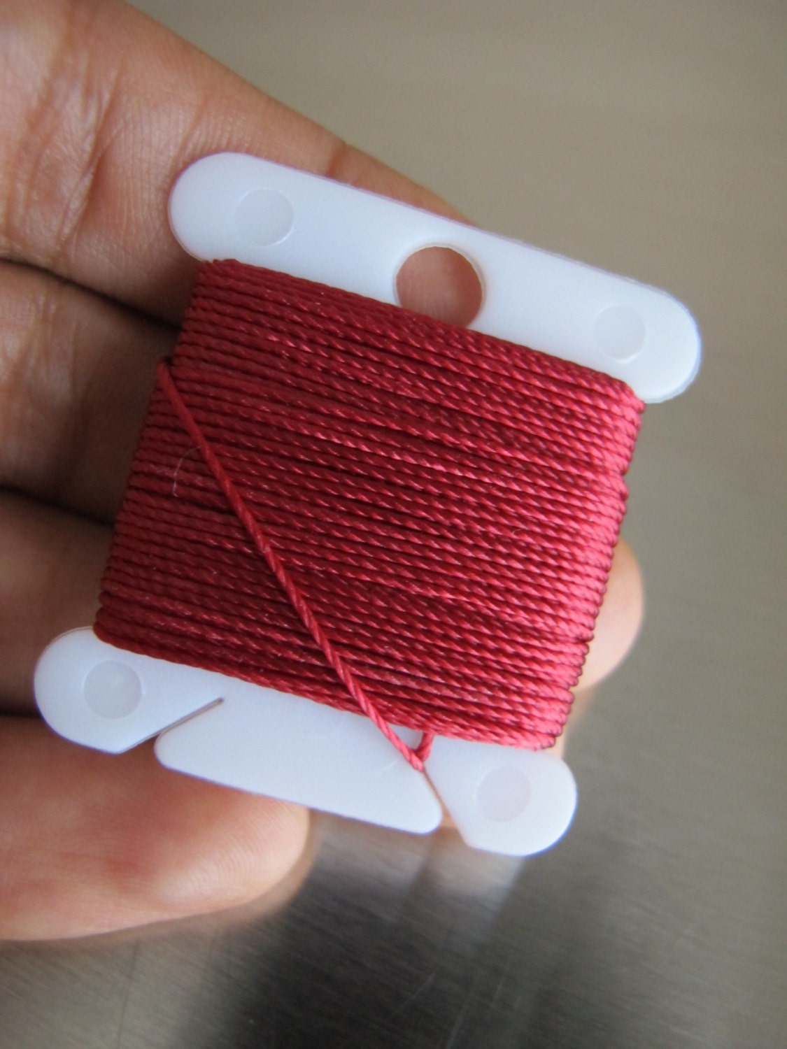 Garnet Red Bead Cord Jewelry String Bracelets Necklaces Mala