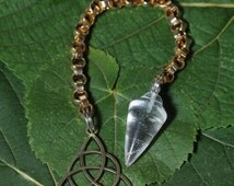 Unique crystal pendulum related items | Etsy