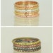 Bohemian Stacking Rings BoHo Rings Tribal Rings Eye