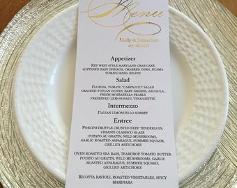 Wedding menu holders | Etsy