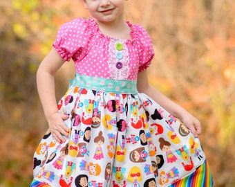 Girls twirly dress | Etsy