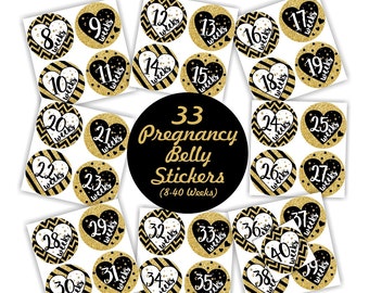 Baby bump stickers | Etsy