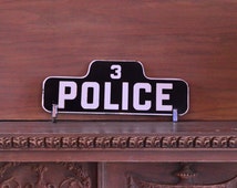 Popular items for police signs on Etsy