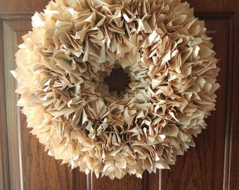 Handcrafted All Season Gorgeous Paper Wreath 22
