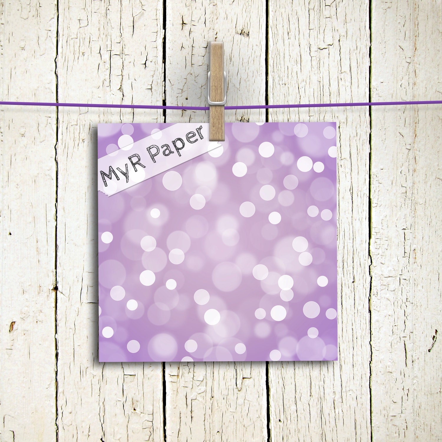 Bokeh digital paper: PINK & PURPLE BOKEH girly