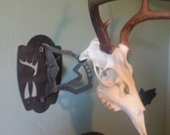Metal deer skull | Etsy