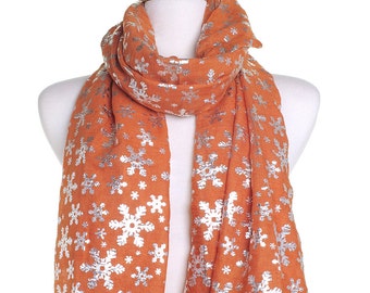 Snowflake scarf | Etsy