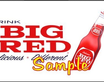 Big red soda | Etsy