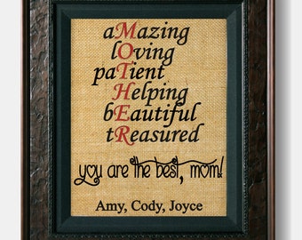 Mother acronym | Etsy