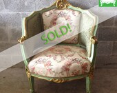 Items similar to SOLD* Green French Chair Antique Louis XVI *1 Chair ...