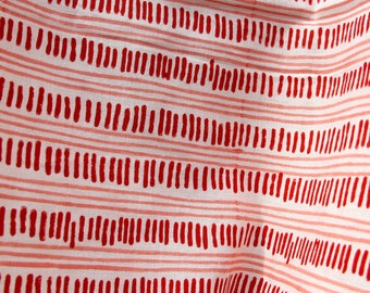 Block print linen | Etsy