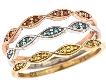 Tri color gold | Etsy