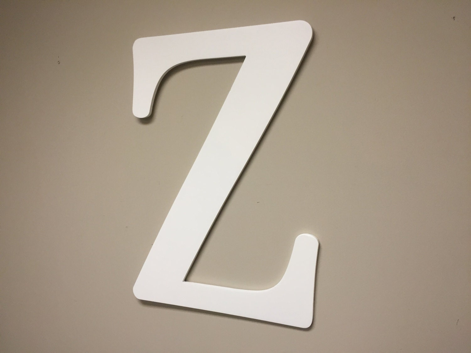 Extra Large White Letter Z Monogram Wood Letter Wedding