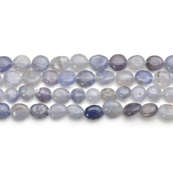 Natural Blue Lolite Cordierite Gemstone Irregular Pebbe