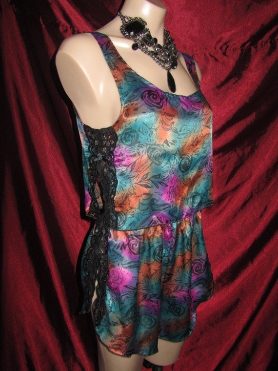 Satin Teddy Romper 36usa 14au
