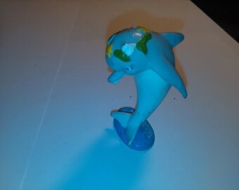 Dolphin plastic toy | Etsy