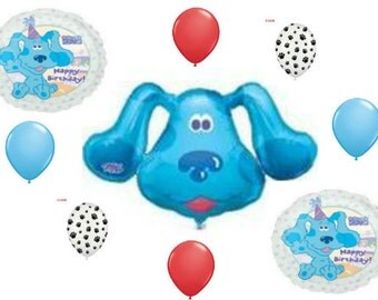 Unique blues clues balloon related items | Etsy