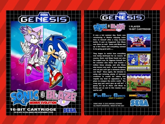 SPECIAL ORDER Sonic & Blaze: Mobius Evolution for by FanBrewGames