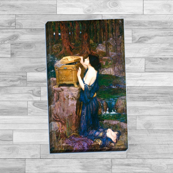 John William Waterhouse Pandora Gallery Wrapped