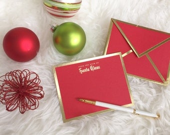 Santa claus card | Etsy