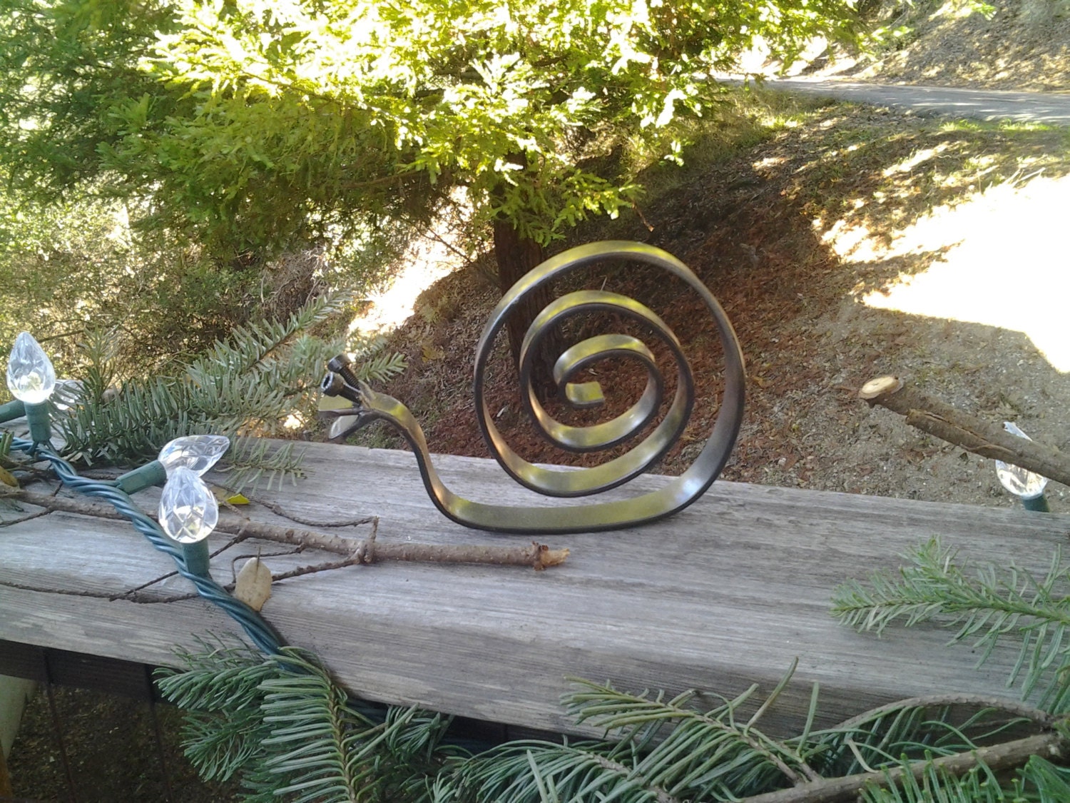 Decorative metal art Snail