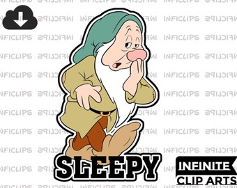 7 dwarfs sleepy | Etsy