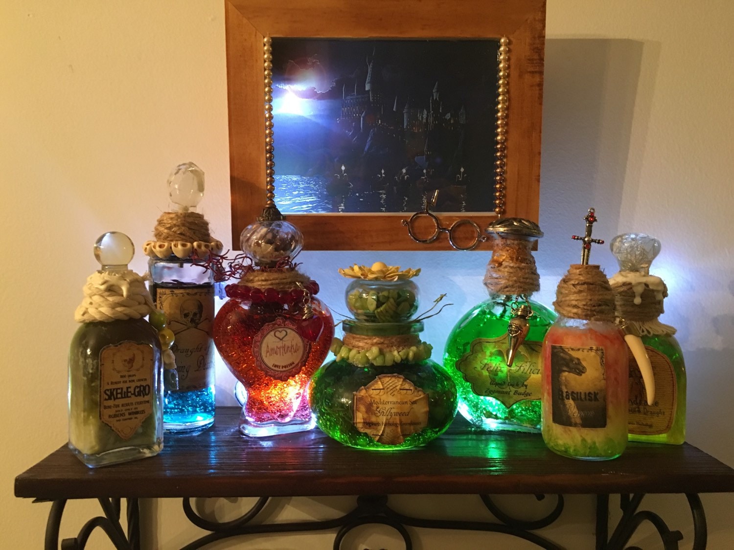 Harry Potter and other potions set of any 3 of by GeekeryImagined