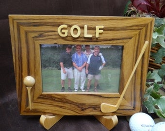 Golf picture frame | Etsy