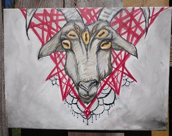 Steampunk goat | Etsy