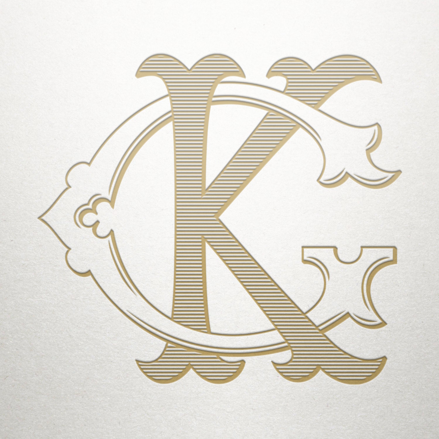 Wedding Monogram Design GK KG Wedding Monogram Digital