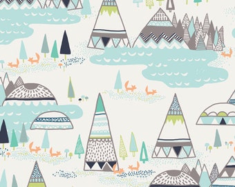 Woodland fabric | Etsy