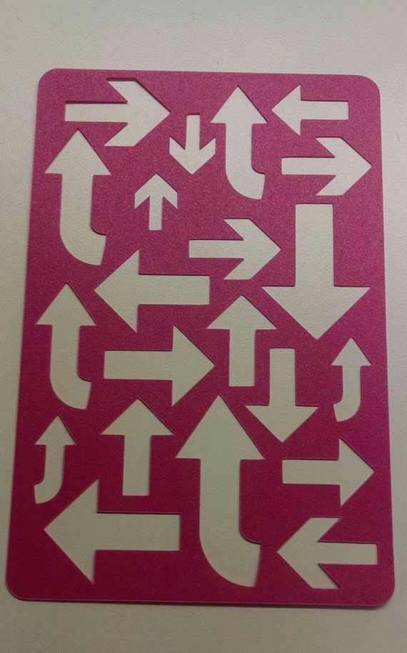 Arrows background Stencils for bullet journal bujo planner