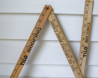 Wood measuring stick | Etsy