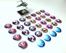 Unique x wing token related items | Etsy
