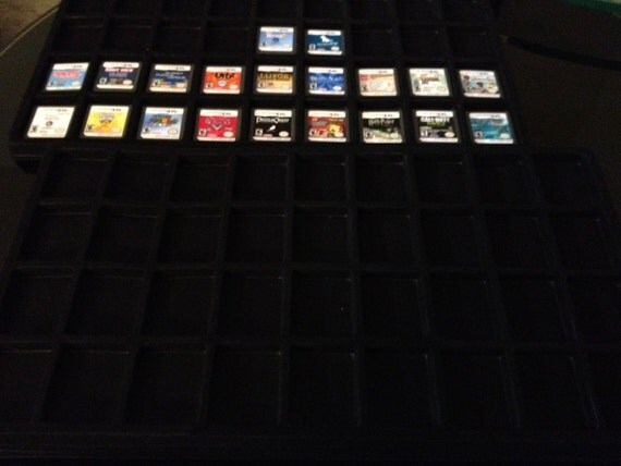 Nintendo DS / 3DS Display Tray Case Inserts Holds 36 Games