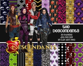 Unique descendants party related items | Etsy