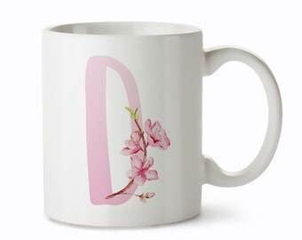 Monogram coffee mug | Etsy