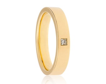 Flush set ring | Etsy