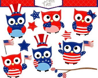 4th of july owl | Etsy