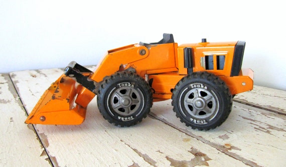 Vintage Orange Tonka Loader